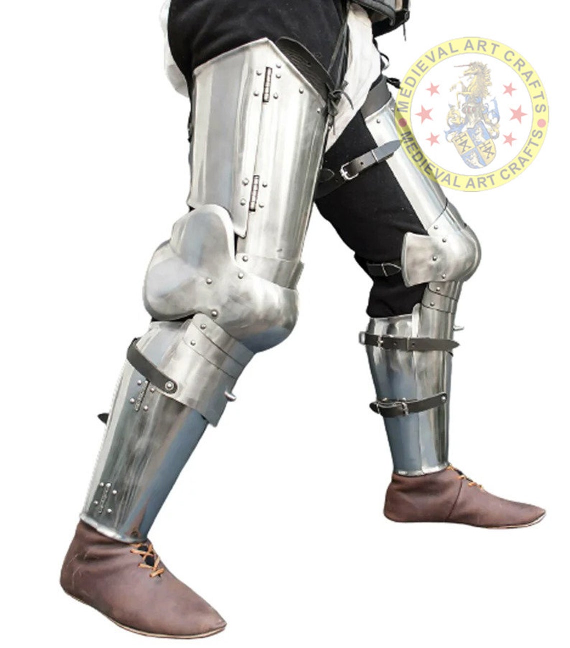 Medieval Knight Leg Guard Armor Functional Armor Cosplay - Etsy