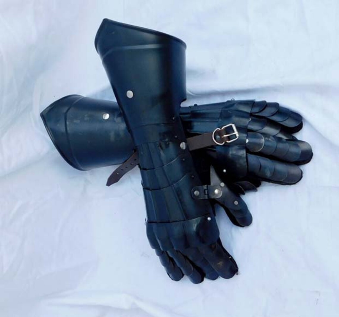 Knight Gauntlet Armor Antique Gloves Functional Finger | Etsy