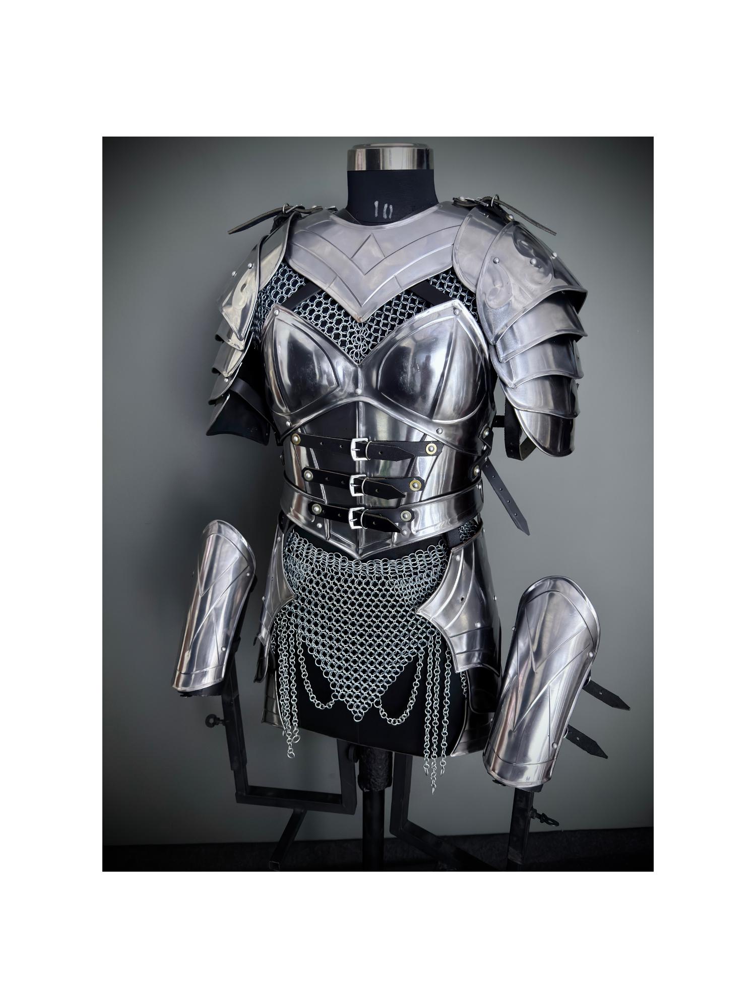 Medieval Knight Armor Set: Women's Fantasy SCA LARP Cosplay Costume - Etsy