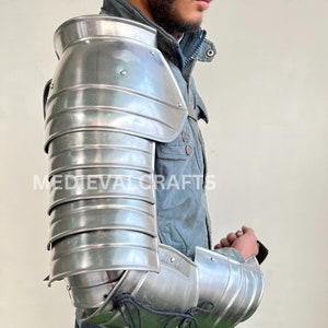 Medieval Knight Full Arm Bracer Armor, Larp Armor, Fantasy Armor ...