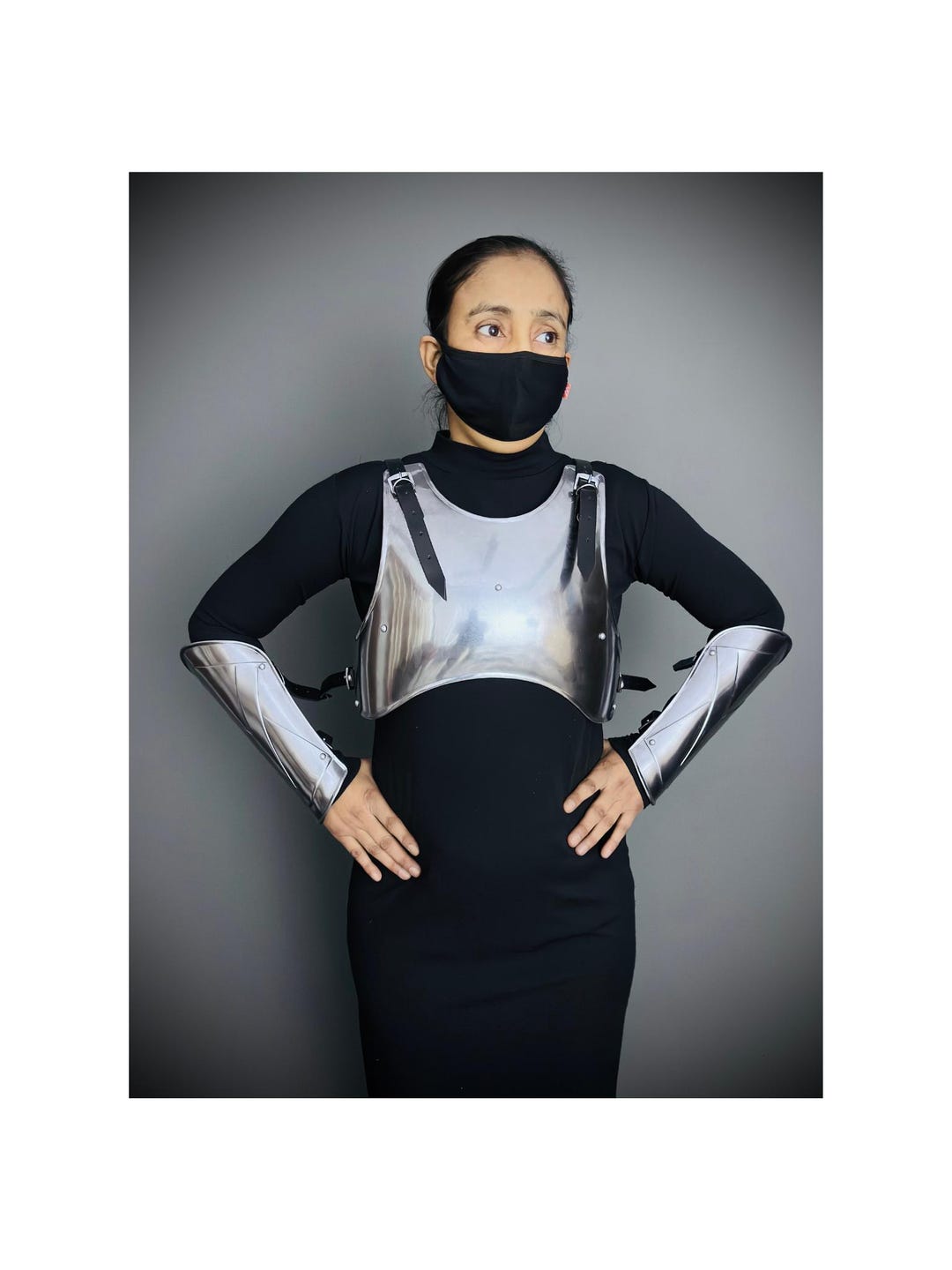 Medieval Lady Armor,chest Armor, Bracer Armor,female Fantasy Armor ...