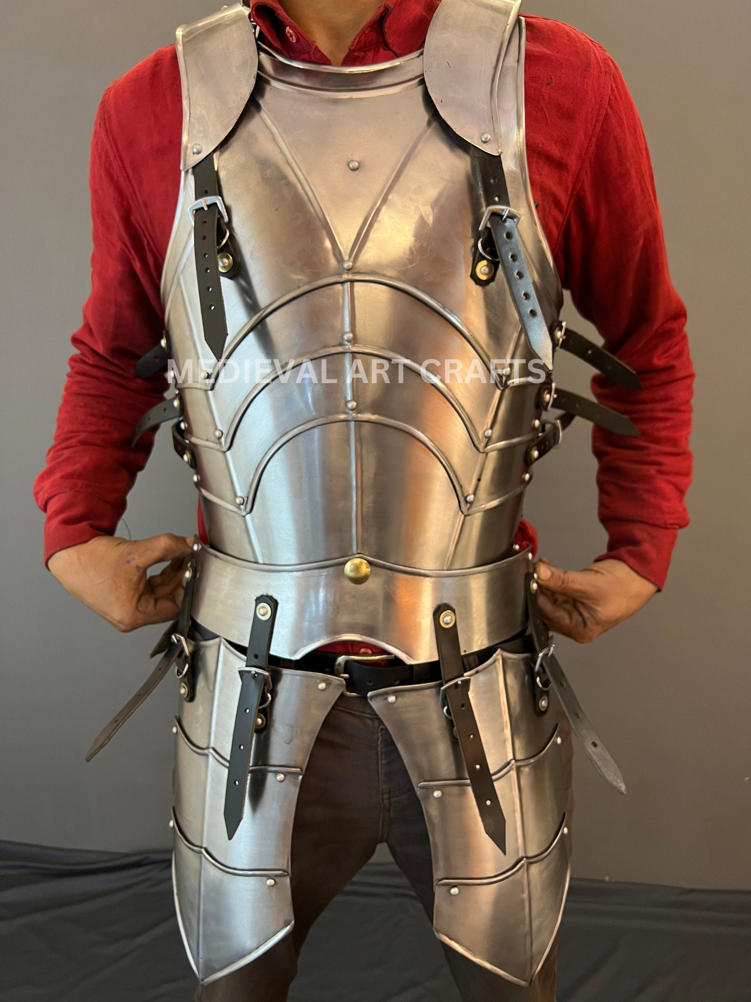 Medieval Knight Armor: Functional Steel LARP SCA Cosplay Costume - Etsy