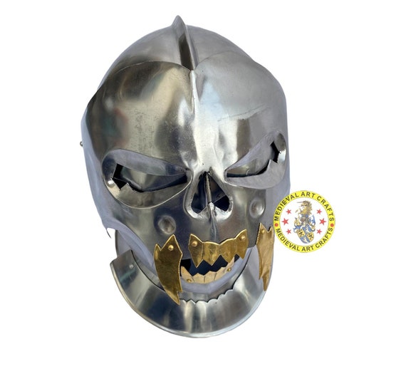 Medieval Old Demonic Ghost Skull Helmet Gravitate Design | Etsy