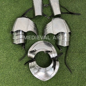 Medieval Gothic Pouldron Bracer Armor Metal Shoulder - Etsy