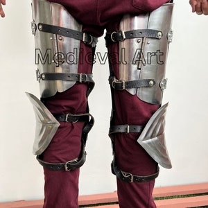 Medieval Knight Steel Thigh Armor: SCA LARP Cosplay Leg Protection - Etsy
