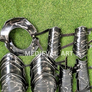 Medieval Knight Leg Armor, Bracers Armor, Larp Armor, Fantasy Armor ...