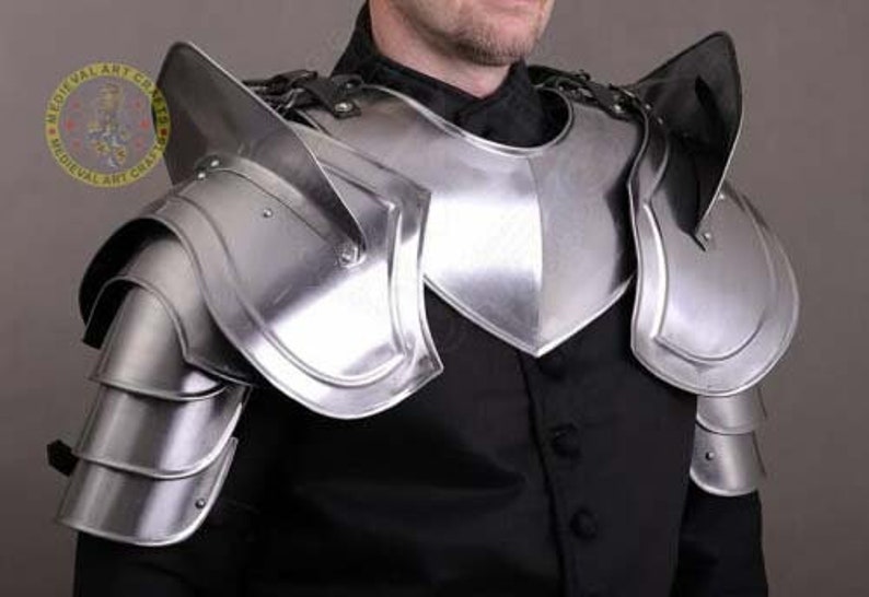 Knight Gorget Pouldron Armor Shoulder Armor Cosplay Sca - Etsy