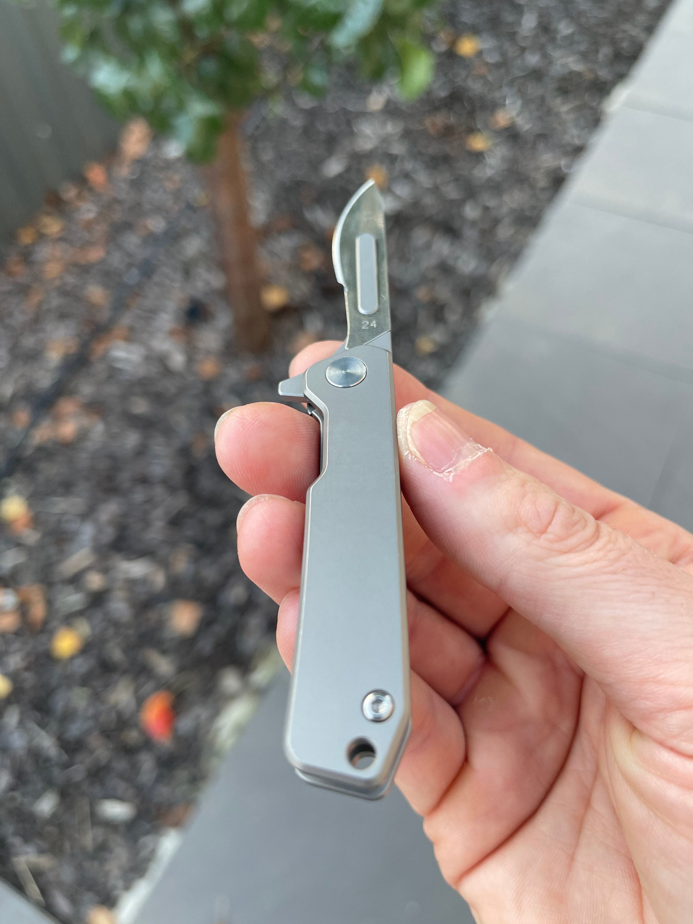 Titanium Folding Scalpel. Mens. Gift. Husband. Anniversary. - Etsy