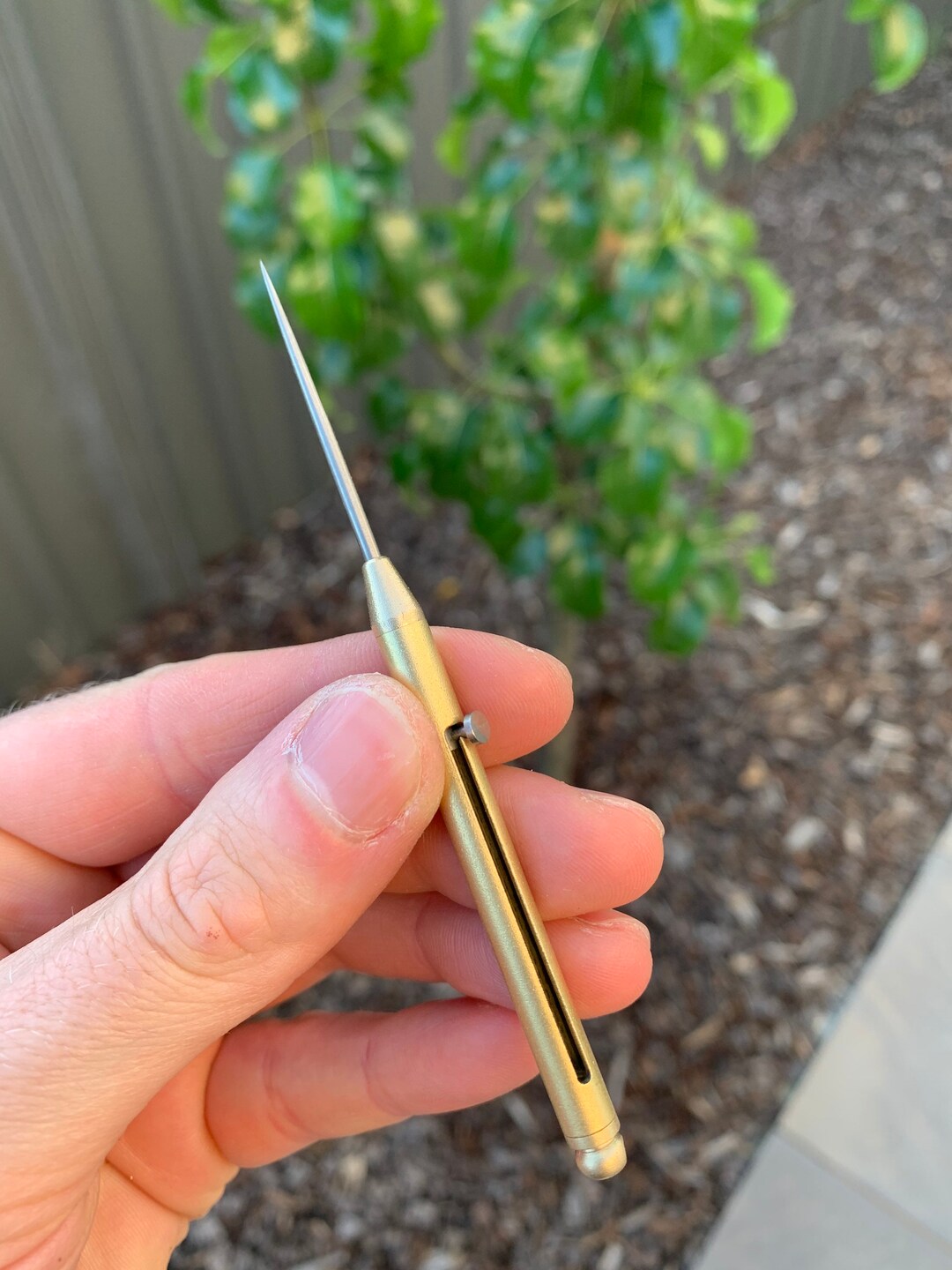 Brass Bolt Action Tooth Pick. Brass. Titanium. Toothpick. Mens. Gift ...