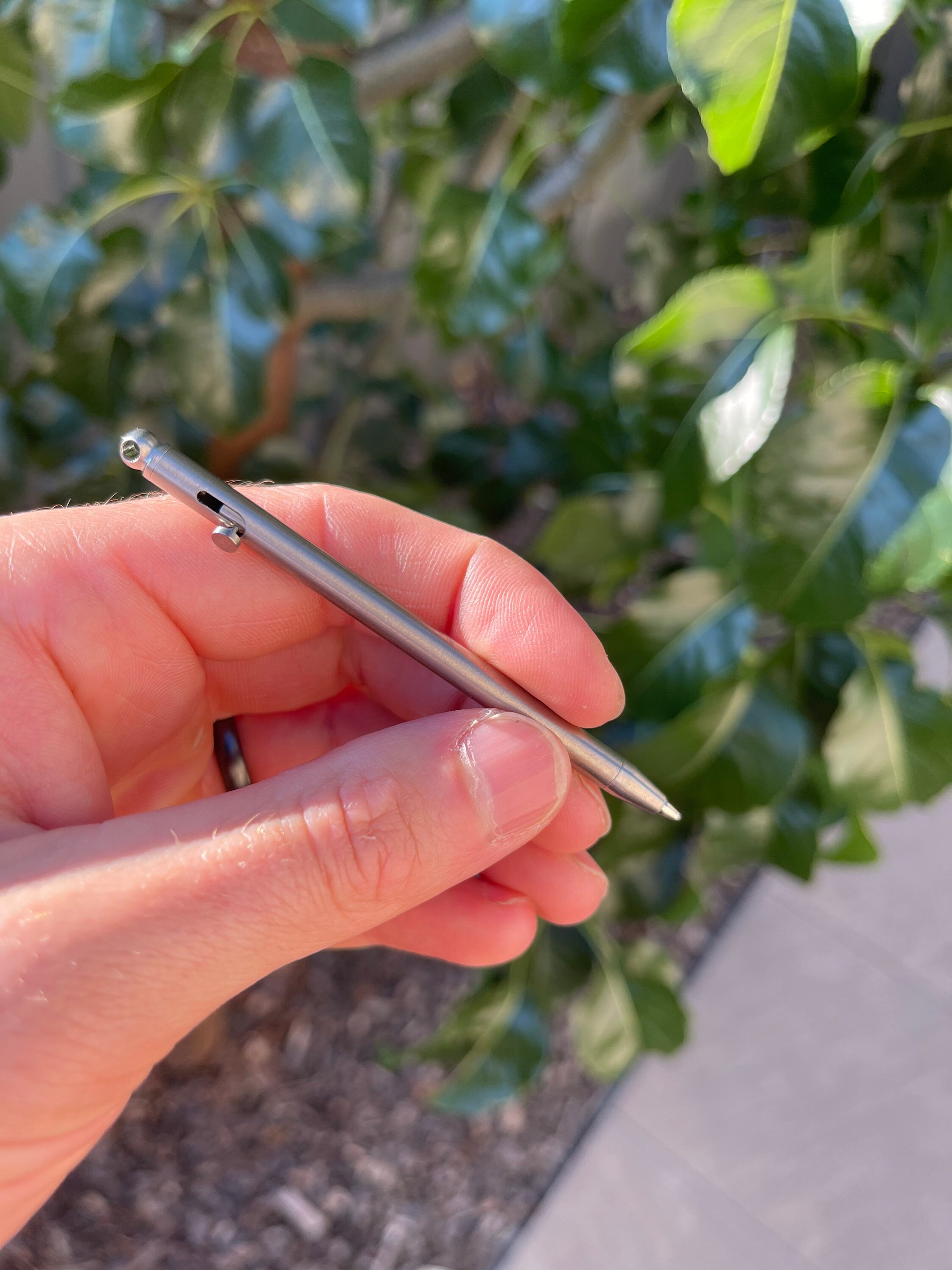 Mini Titanium Bolt Action Pen. Mens. Gift. Husband. Special ...