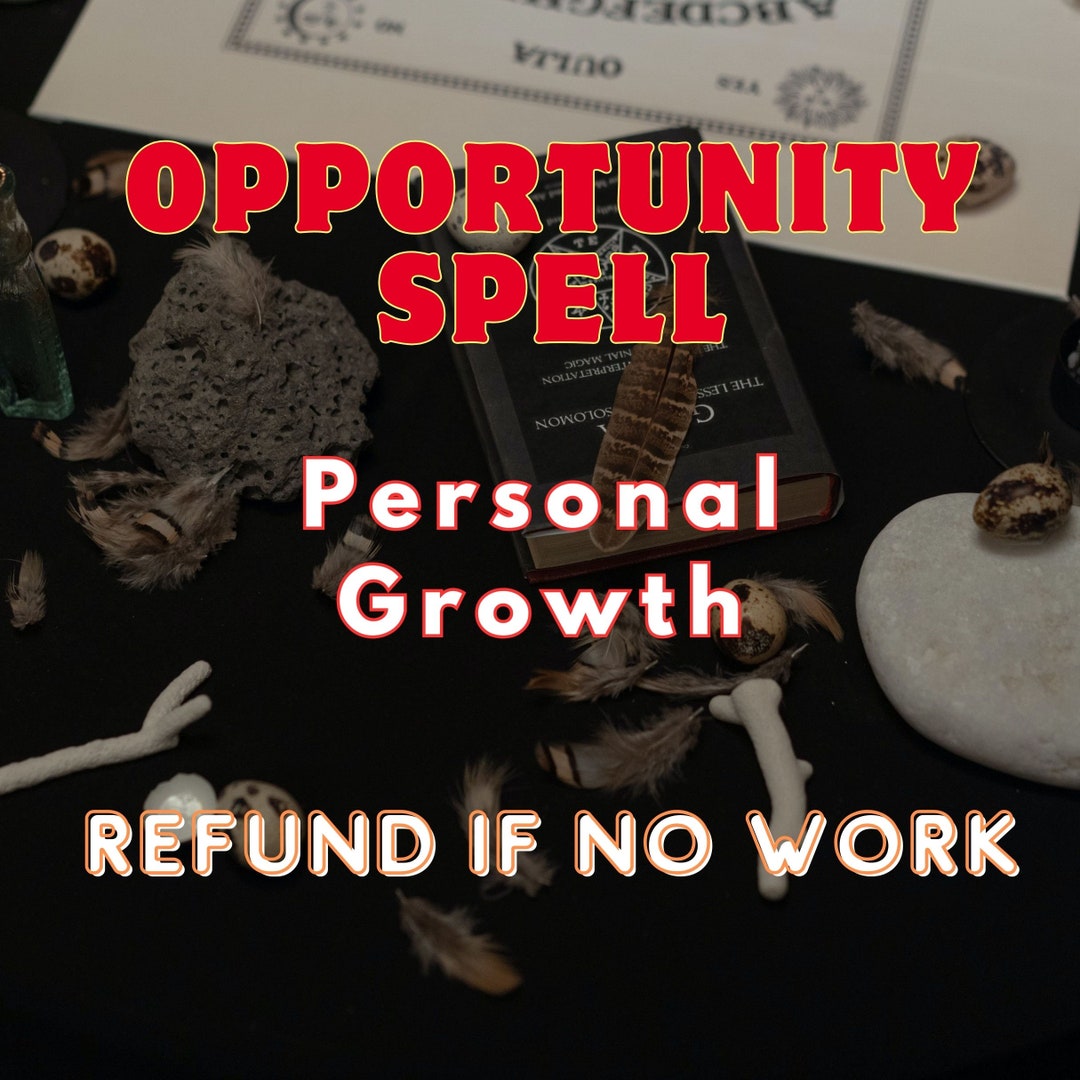 Opportunity Spell, Personal Growth, Manifestation Powerful ...