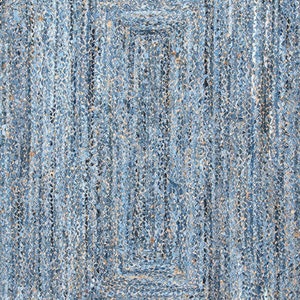 Multi-color Cotton Denim Rugs With Jute Handmade Jute & Cotton Purely ...