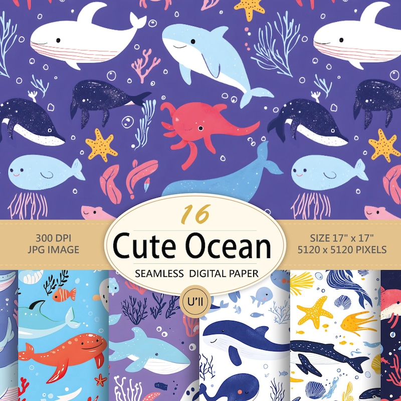 Baby Sea Life Flannel Fabric - Etsy