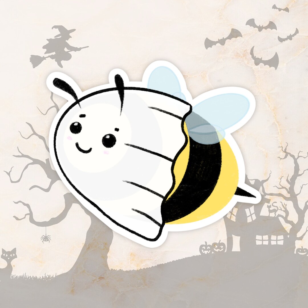 Boo-bee Laminated Vinyl Sticker - Etsy