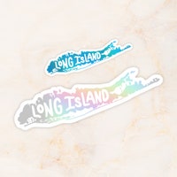 Long Island Sticker Set 2.0, 3x3 Die Cut Stickers, Montauk, Fire Island ...