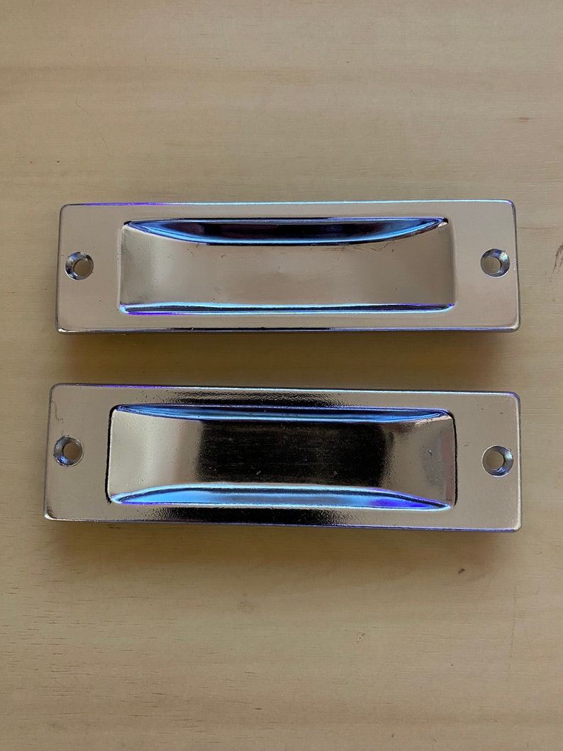 Vintage Sliding Door Flush Pulls Furniture Hand Grips Drawer - Etsy