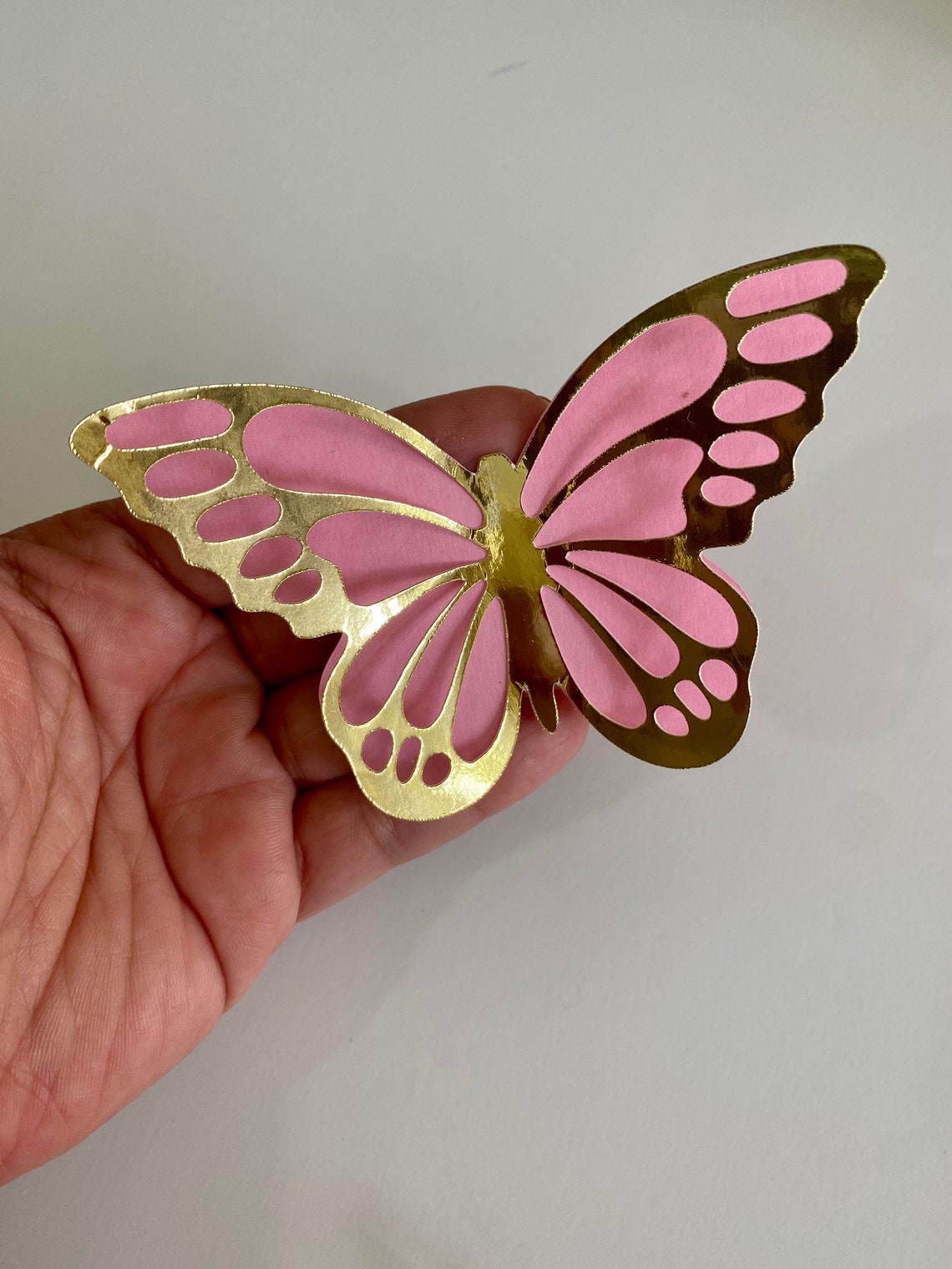 Pink Butterfly Cut Outs Paper Butterflies Set of 12 - Etsy