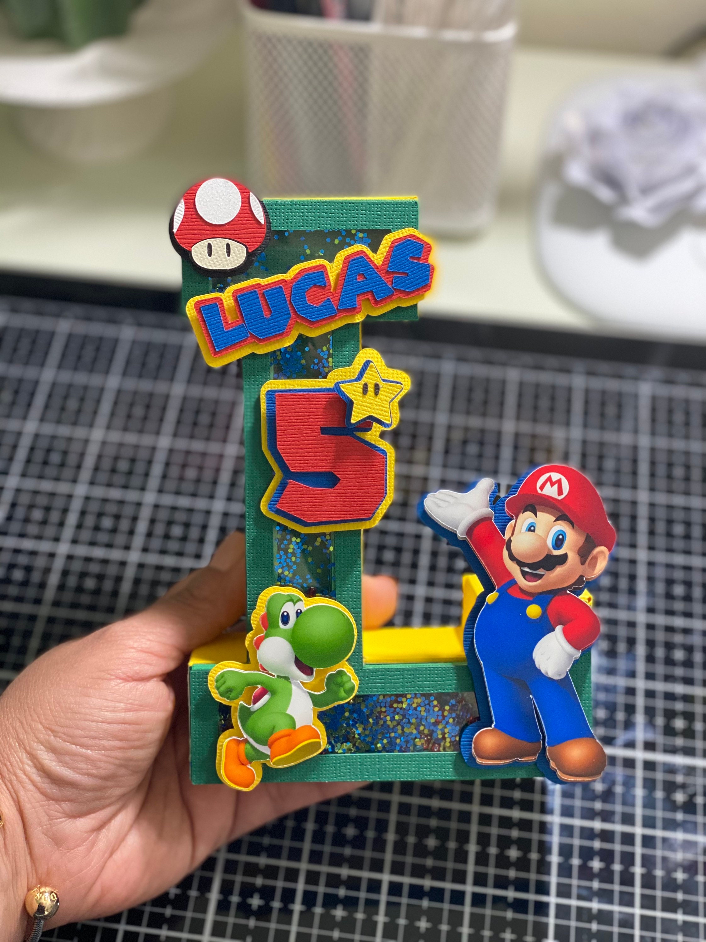 Super Mario 3D Letter Super Mario Theme 3D Letter Sign - Etsy Canada