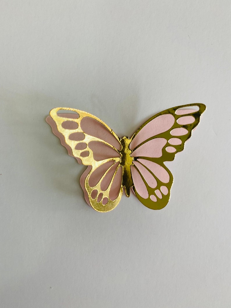 Pink Butterfly Cut Outs Paper Butterflies Set of 12 - Etsy