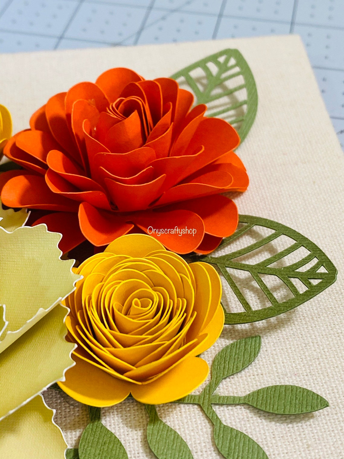 Flower Shadow Box Custom Shadow Box | Etsy