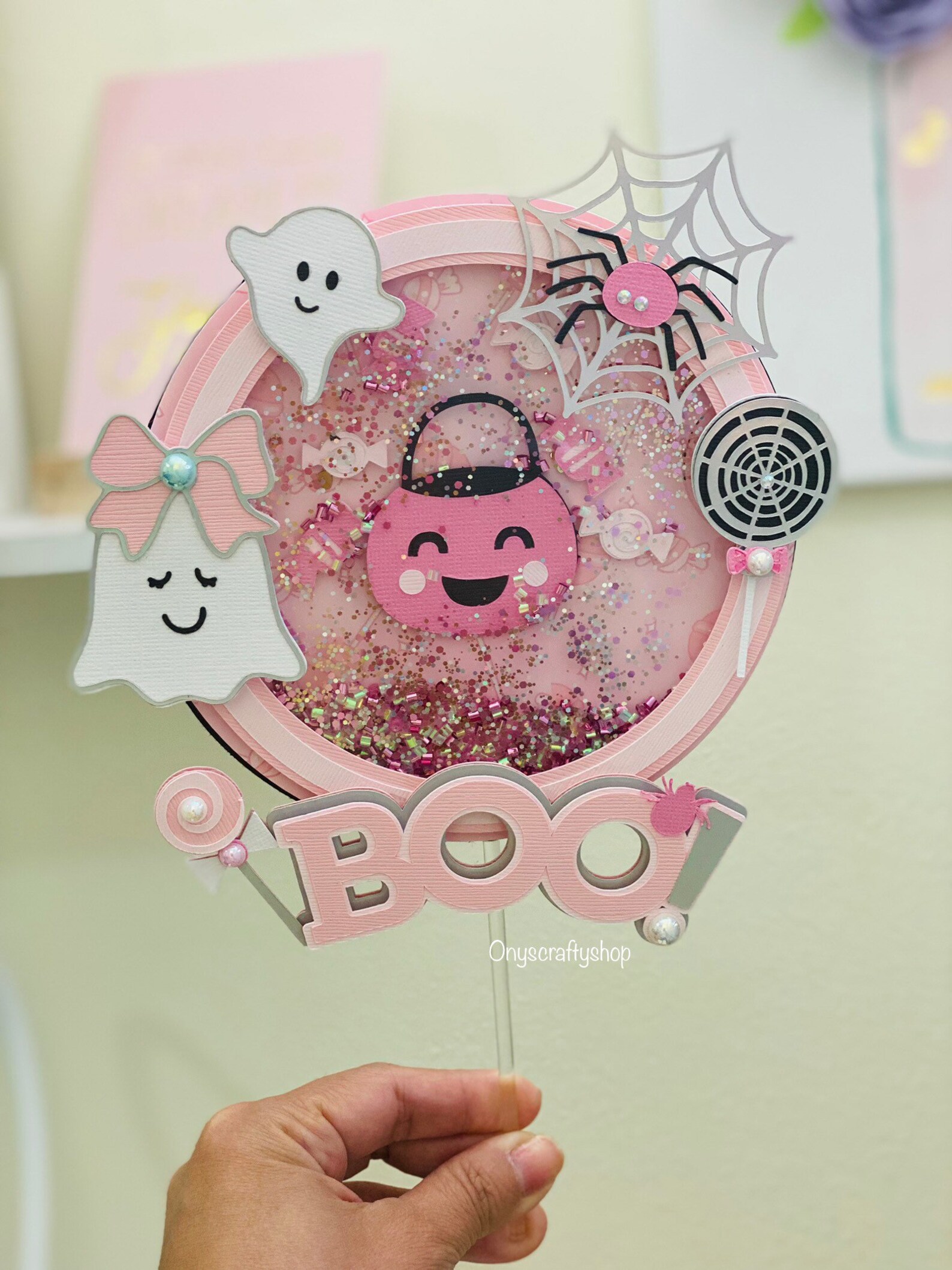 Pink Halloween Party Pink Halloween Birthday Pink Ghost - Etsy