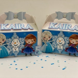 Frozen Party Box Frozen Birthday Party Frozen Favor Box - Etsy