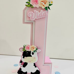 Custom Pink Farm 3d Number 8 Inches Tall - Etsy