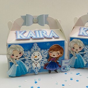 Frozen Party Box Frozen Birthday Party Frozen Favor Box - Etsy