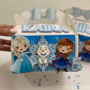 Frozen Party Box Frozen Birthday Party Frozen Favor Box - Etsy