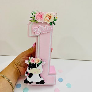 Custom Pink Farm 3d Number 8 Inches Tall - Etsy