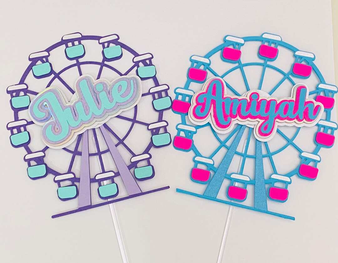 Ferris Wheel Cake Topper - Etsy
