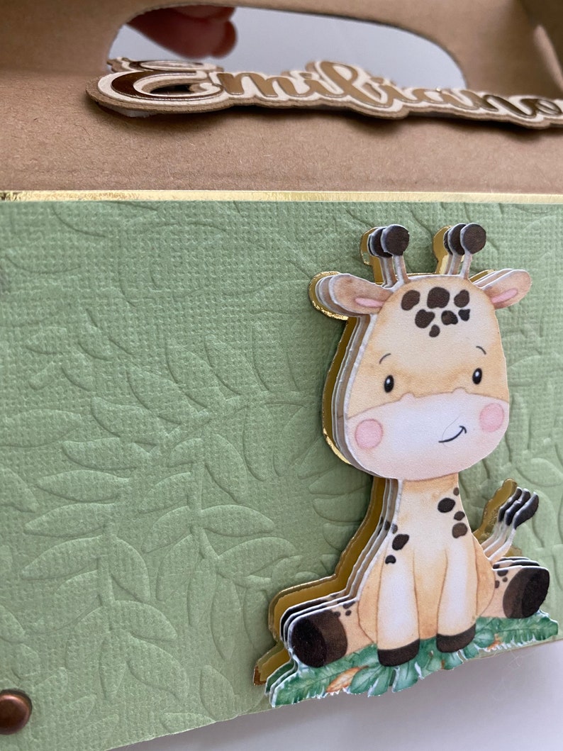 Safari Animal Favor Boxes Giraffe Theme Birthday Safari Gable - Etsy