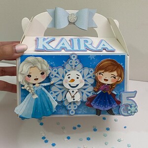 Frozen Party Box Frozen Birthday Party Frozen Favor Box - Etsy