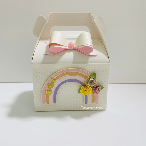 Custom Handmade Pastel Rainbow Cake Topper Personalised - Etsy