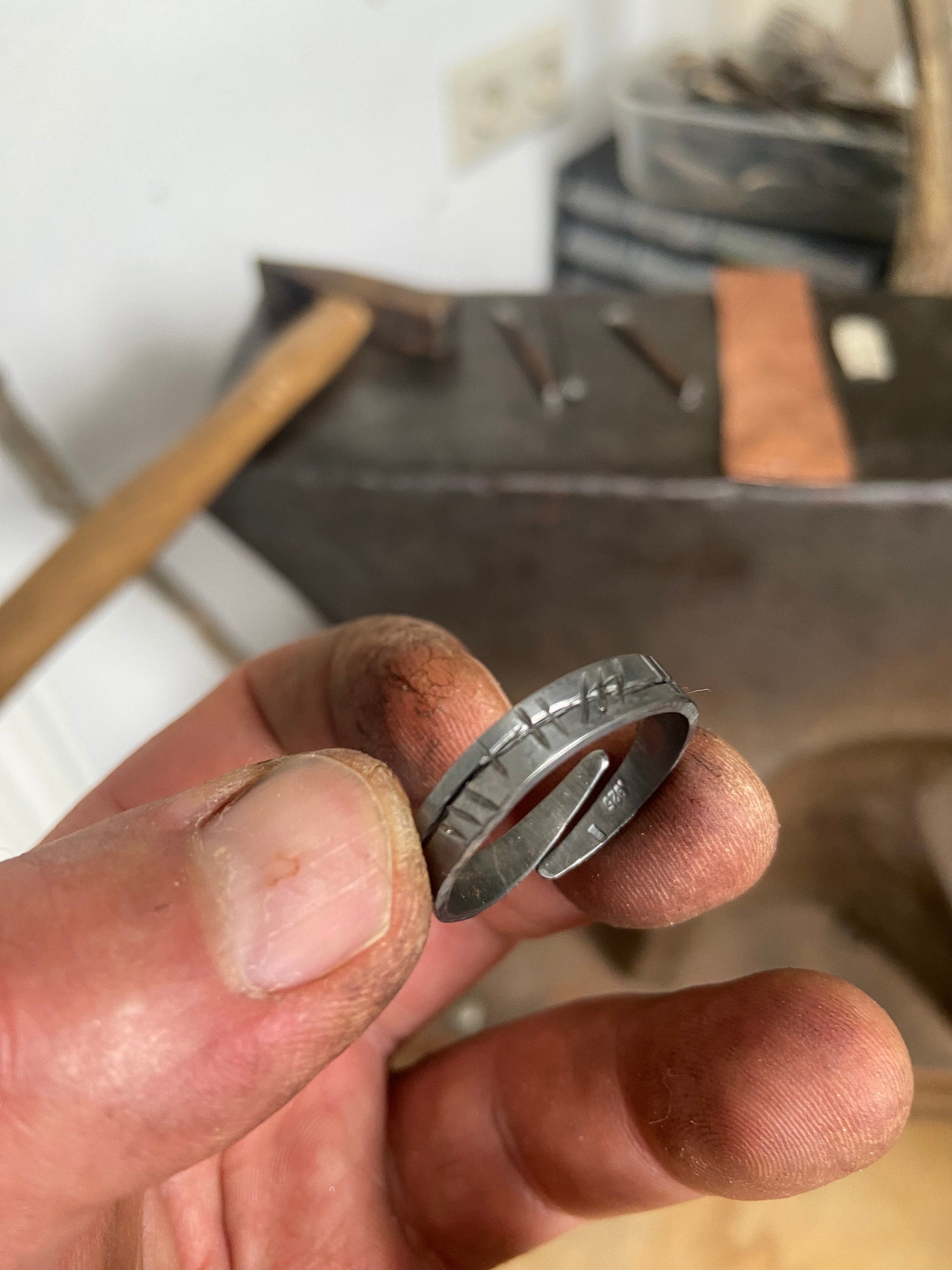 Keltische Ogham Handfasting Ring Van Massief Sterling Zilver - Etsy