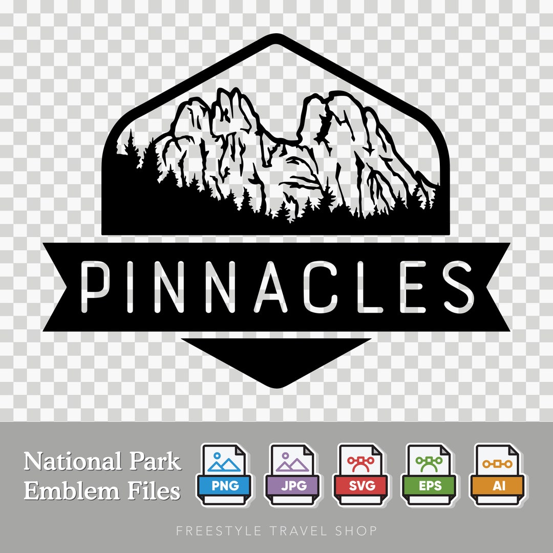 Pinnacles National Park Emblem - Digital Download | SVG, PNG, AI ...