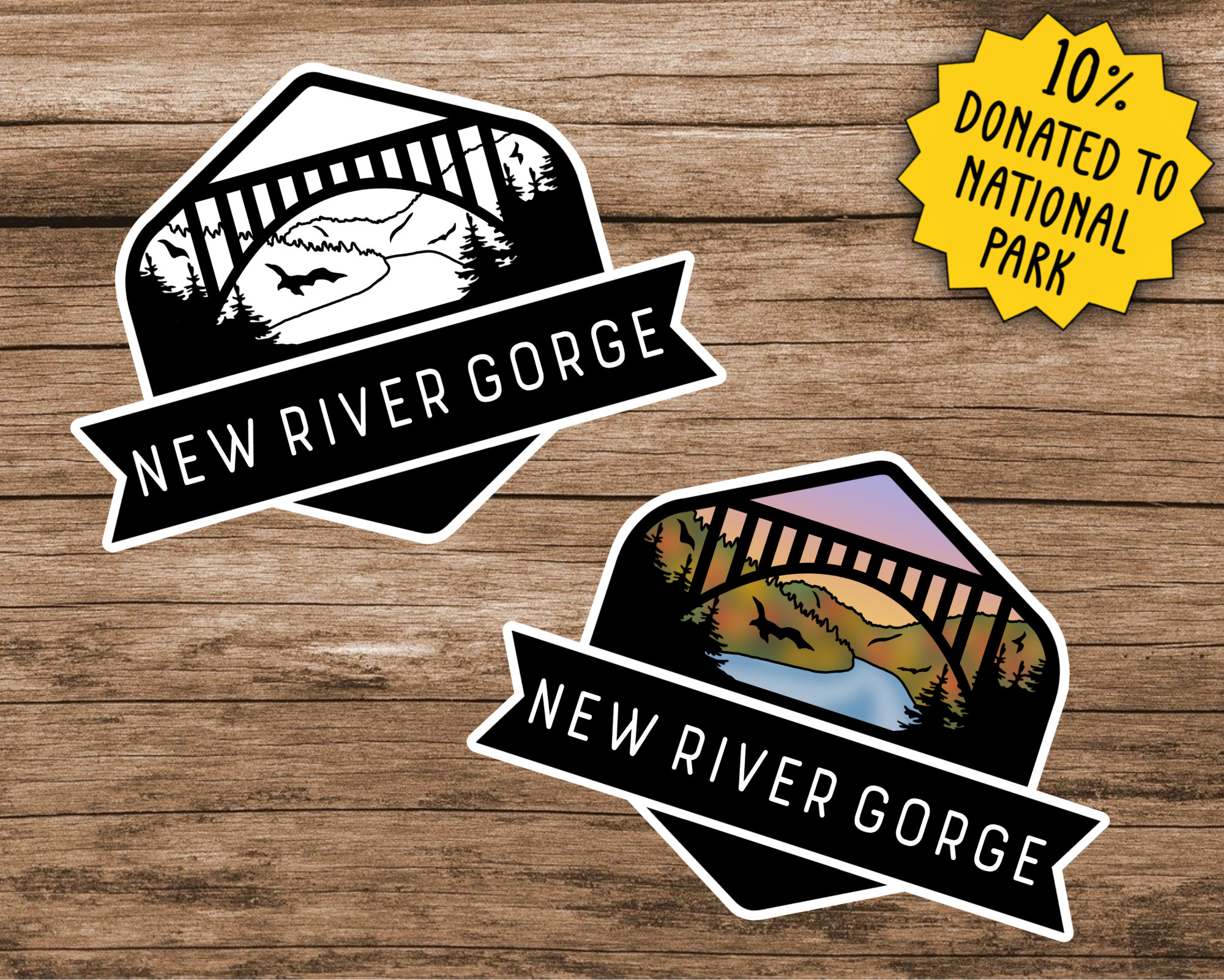 New River Gorge National Park Emblem Vinyl Sticker - Etsy