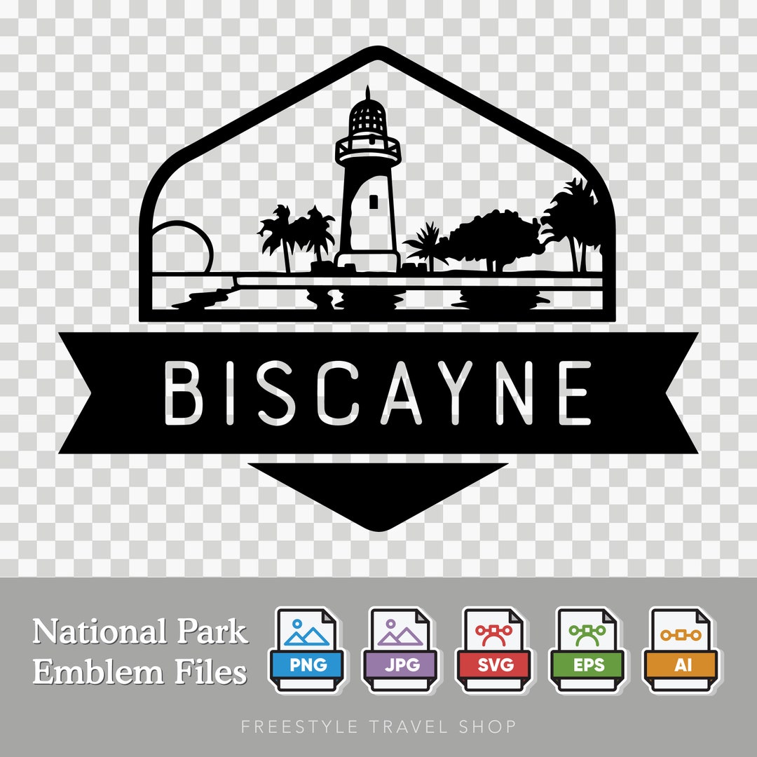 Biscayne National Park Emblem - Digital Download | SVG, PNG, AI, & More ...