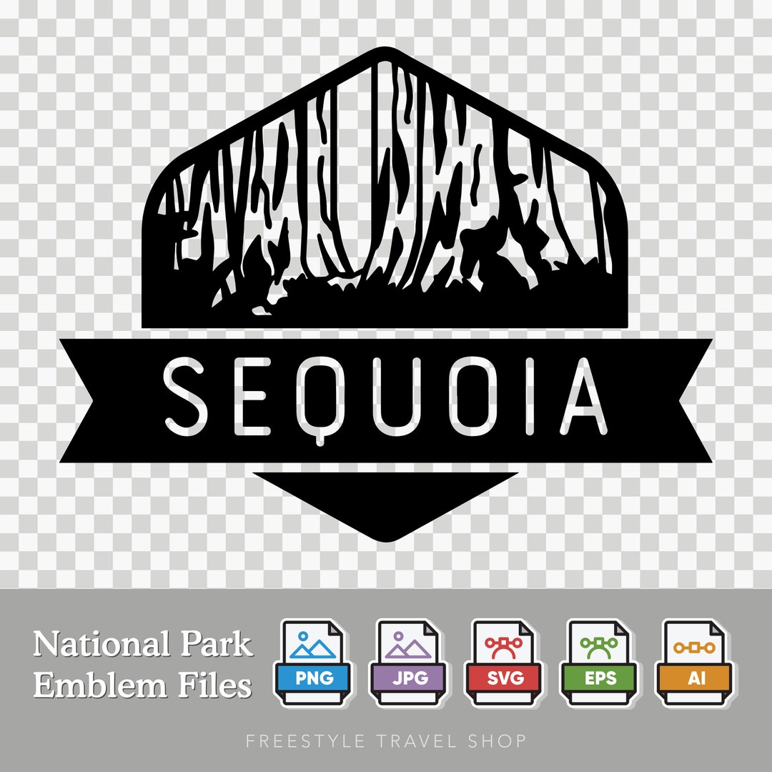 Sequoia National Park Emblem - Digital Download | SVG, PNG, AI, & More ...