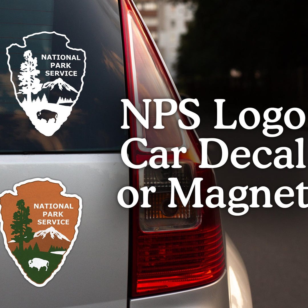 National Park Service Logo - Vinyl Decal or Car Magnet - Handmade - Etsy