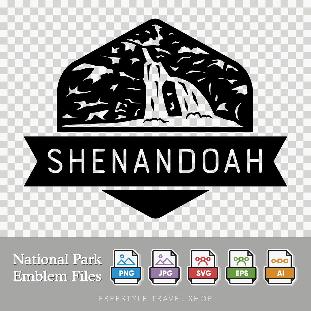 Shenandoah National Park Emblem - Digital Download | SVG, PNG, AI ...