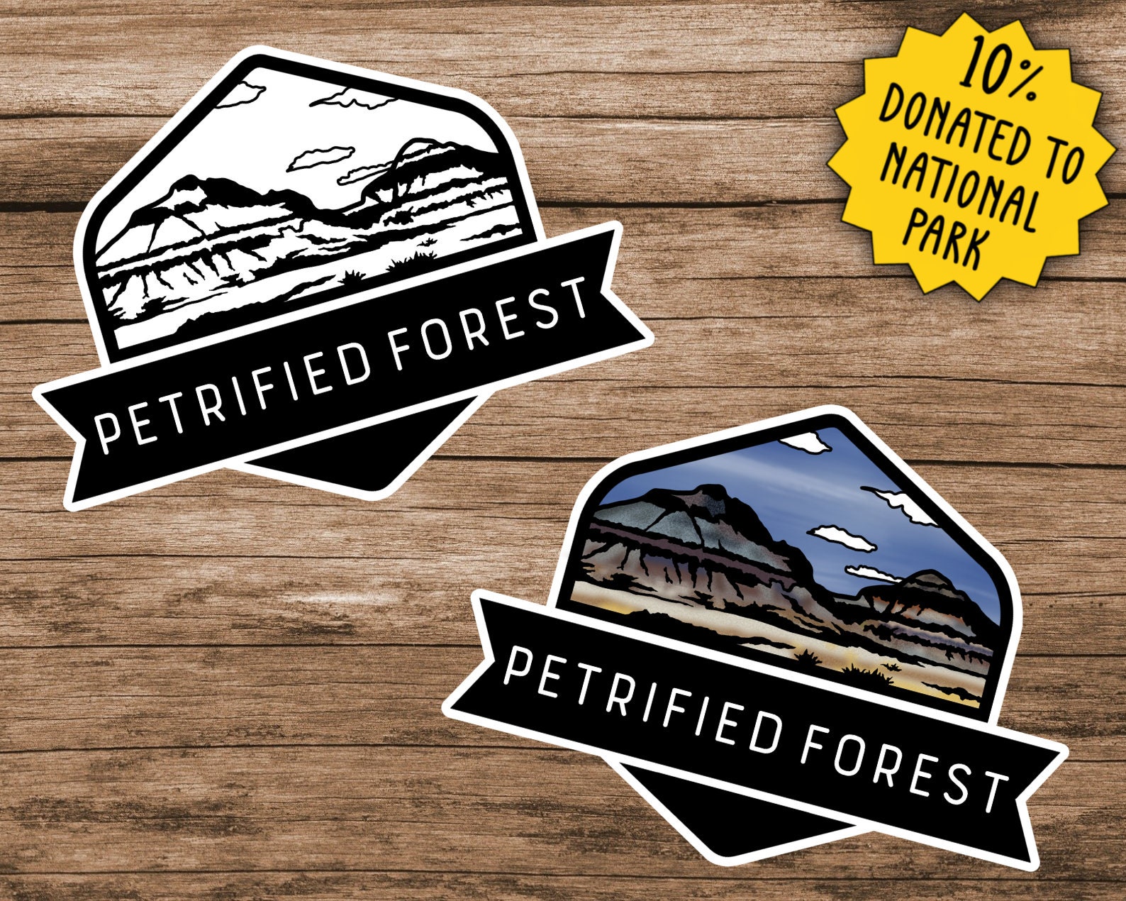 Petrified Forest National Park Emblem Vinyl Sticker | Etsy