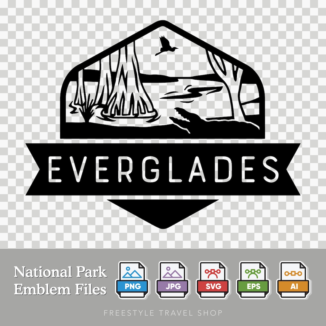 Everglades National Park Emblem - Digital Download | SVG, PNG, AI ...