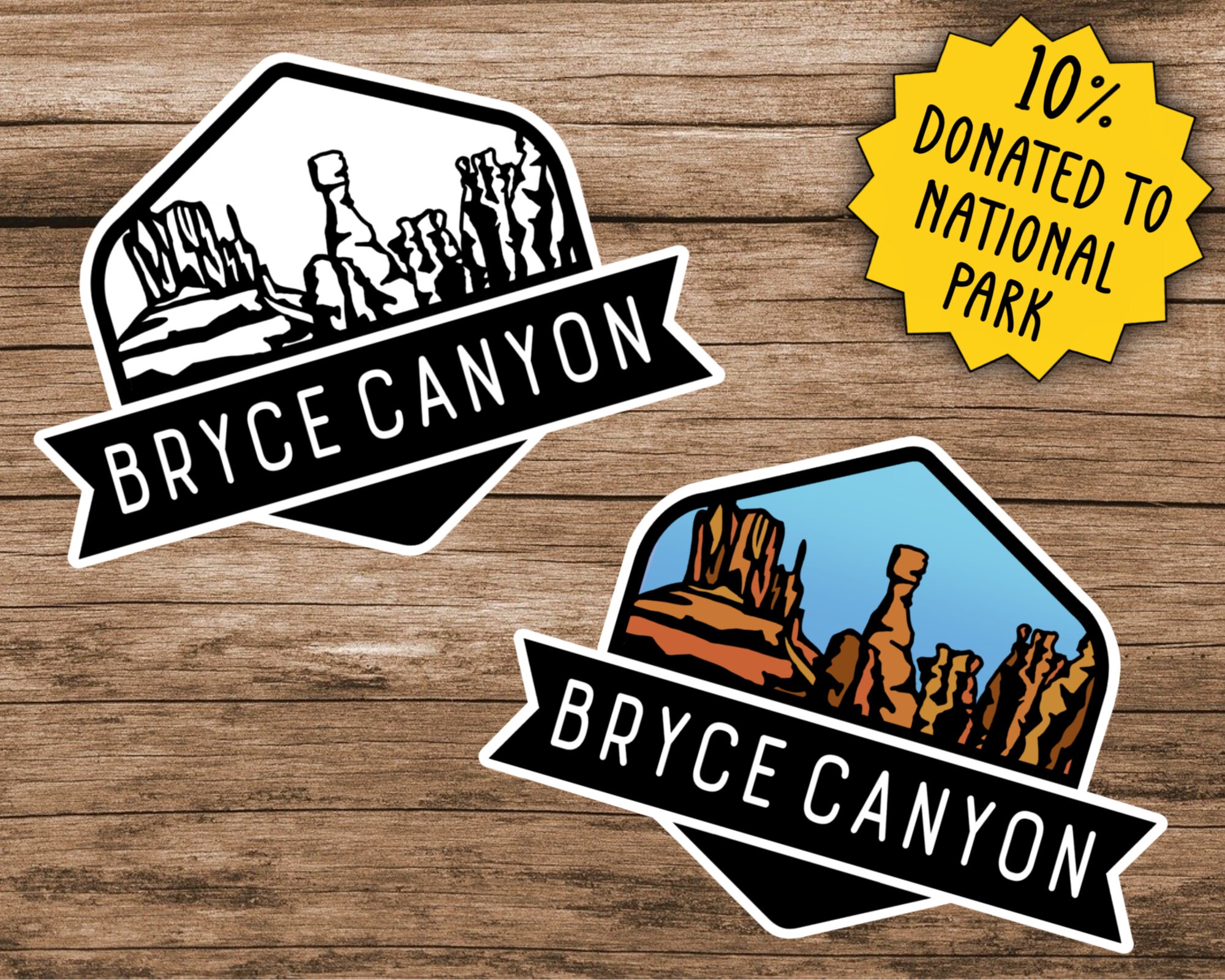 Bryce Canyon National Park Emblem Vinyl Sticker Handmade | Etsy Bryce Canyon National Park Emblem Vinyl Sticker Handmade | Etsy