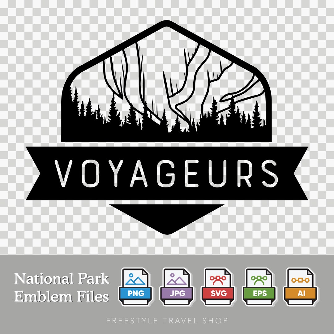 Voyageurs National Park Emblem - Digital Download | SVG, PNG, AI ...