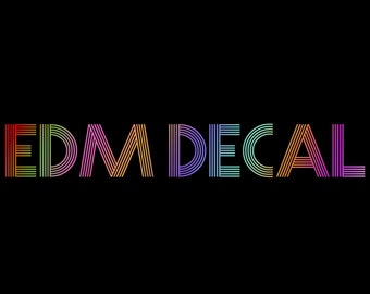 Edm Artist Vinyl Decal - Etsy