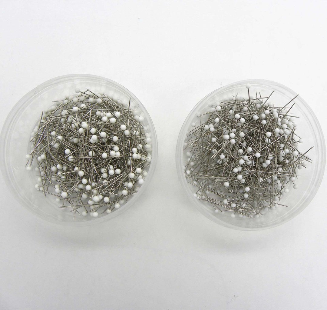 Henna Cone Pins: 0.4mm Steel Pins, Glass Heads - 300 Count - Etsy