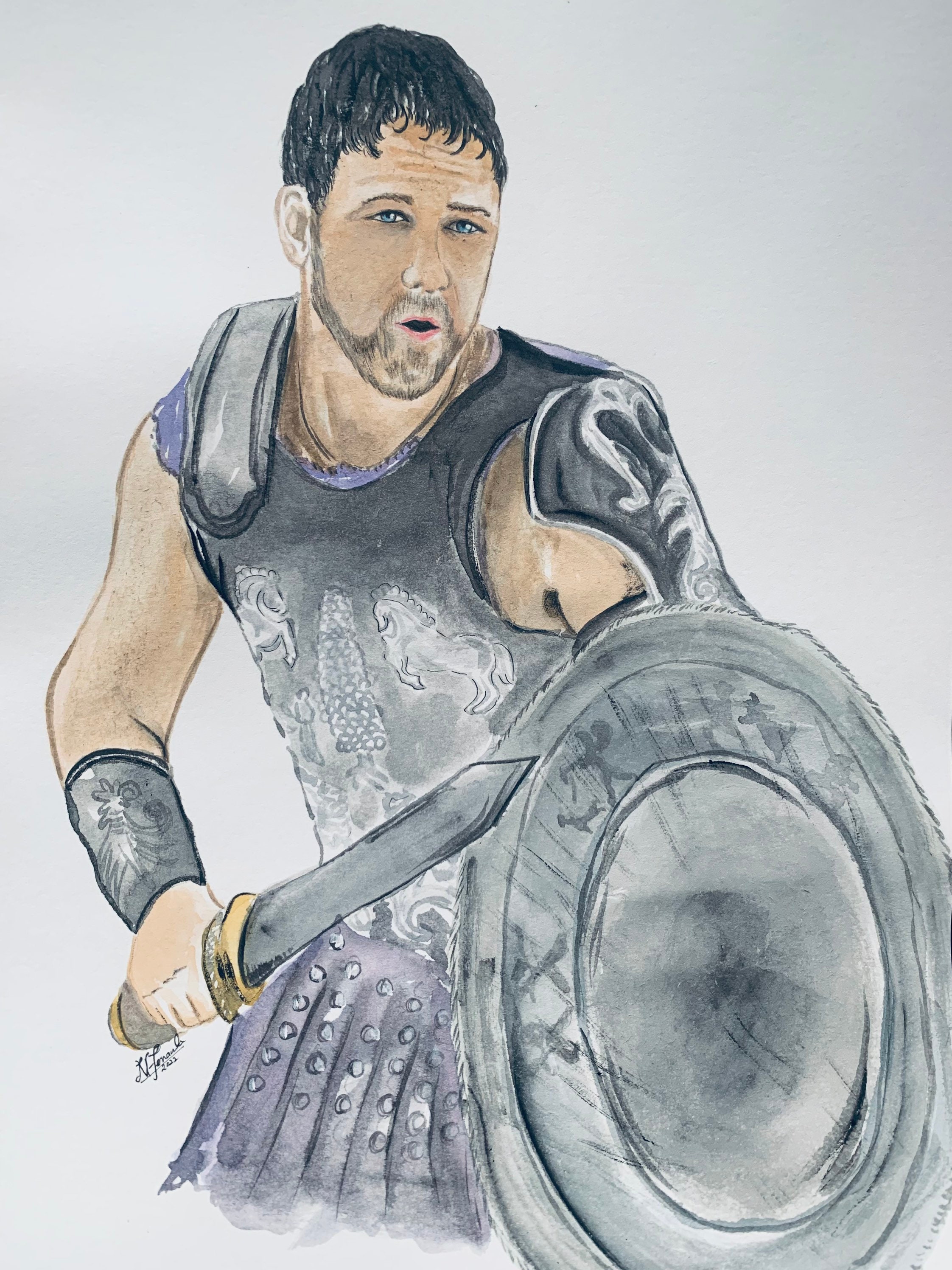 Gladiator Painting