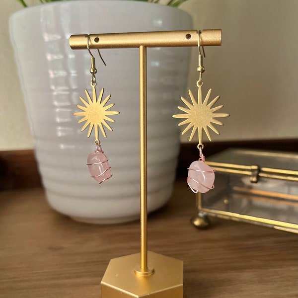 Sun Wire Earrings - Etsy