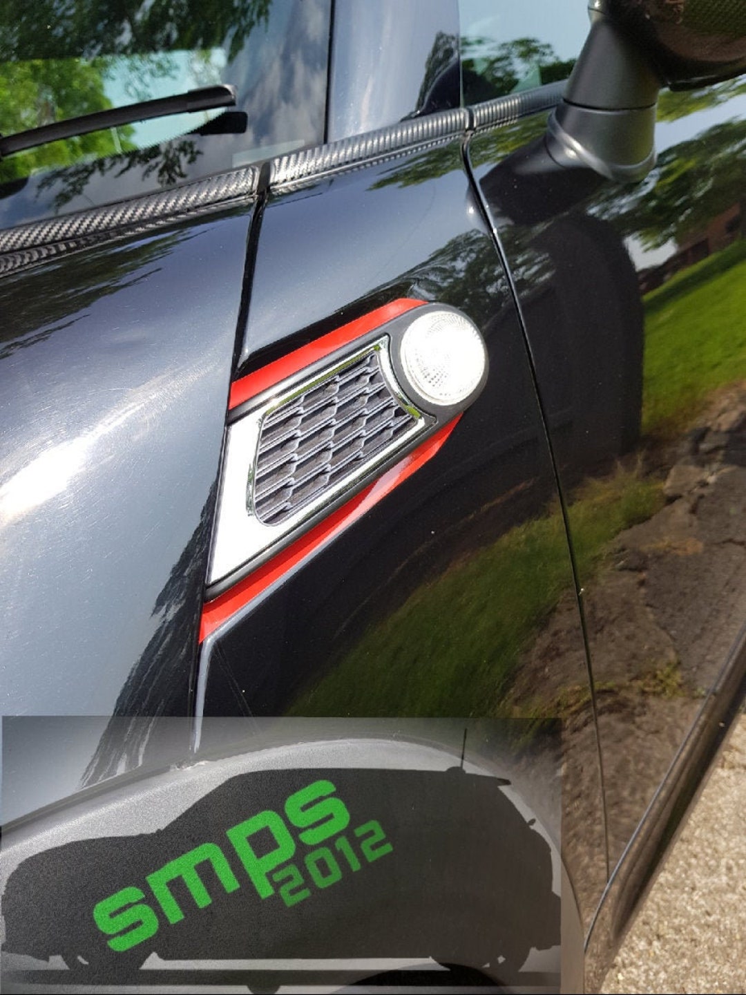 Side Scuttle Vinyl Decals - for MINI Models R55 R56 R57 R58 R59 ...